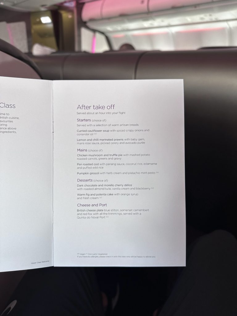 Virgin Atlantic A330 Business Class London to New York Review ...
