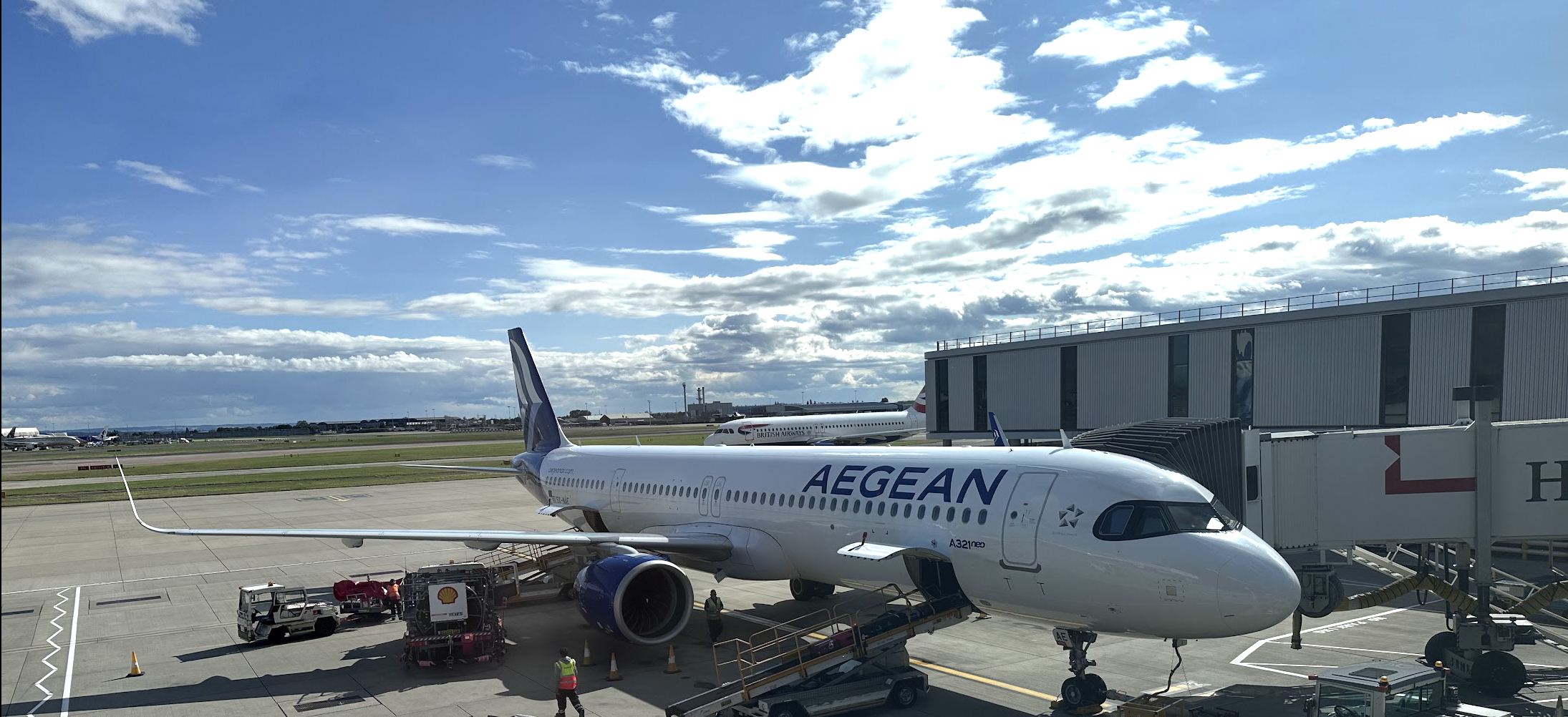 Aegean A321neo Business Class London to Athens Review - BoardingGroup.One